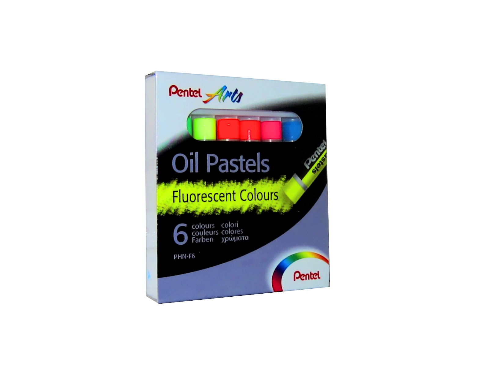 GISES PASTEL DE ACEITE FLUORESCENTE EST C/6 PHN-F6 PENTEL - Proveedora ...